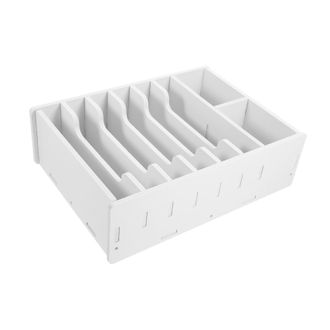 Valiclud Geldaufbewahrungsbox Klein Mit 8 Fächern Aus Holz Kunststoff Platten Multifunktionale Münz Und Ticketsortierbox Für Schreibtisch