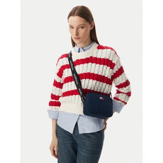 Tommy Jeans Handtasche Tommy Jeans Tjw Ess Daily Crossover AW0AW18769 Dunkelblau