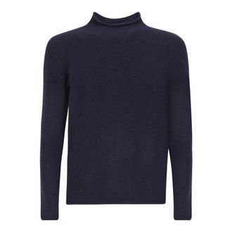 Original Vintage Elmer Rollkragenpullover - - Knitwear - Herren - Blau - L