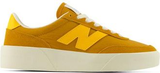 New Balance Unisex 750 in Braun/Orange, Leder, Gr&ouml;&szlig;e 37.5