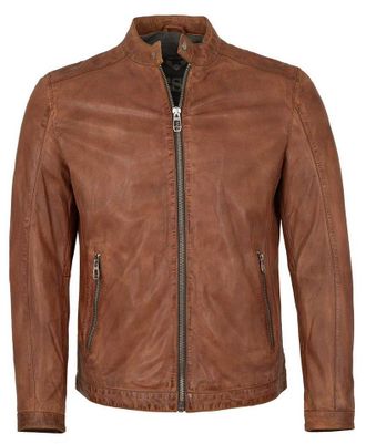 Milestone Lederjacke MSLacona Milestone - Herren Lederjacke Lammnappa kupfer