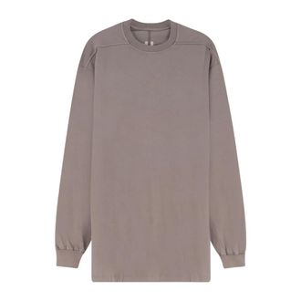 Rick Owens Langarmshirt mit Rundhalsausschnitt - - Tops - Herren - Grau - L