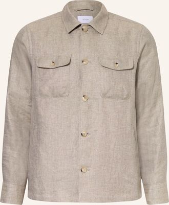 Eton Overjacket Mit Leinen beige