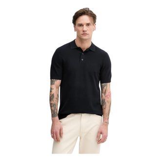 Hackett Klassisches Kurzarm-Strickpoloshirt - - Tops - Herren - Blau - M