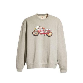 Levi's Homme Relaxd Graphic Crew, Bw Motorbike Mhg, XL