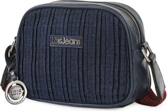 Lois Handtasche Damen Umhängetasche Damen Klein & Stilvoll Handtasche Damen Umhängetasche Crossbody Bag Damen, Blau