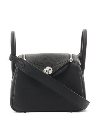 Hermès sac à main mini Lindy (2024) - Noir