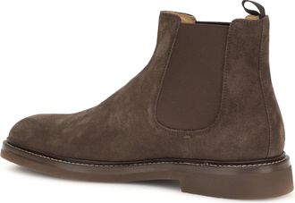 Brunello Cucinelli Suede Chelsea Boot - Brown