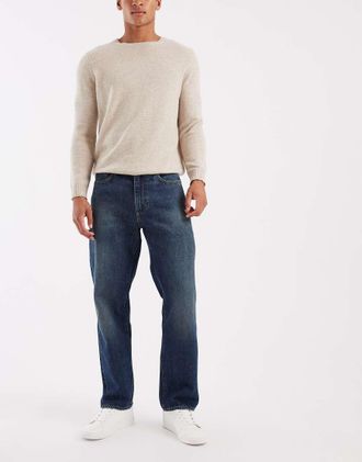 Levi's 568 lockere Straight-Jeans in Dunkelblau