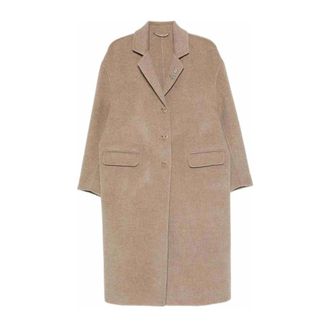Ermanno Scervino Zweireihiger Wollmantel - - Coats - Damen - Grau - XS