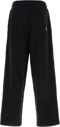 Ami Noirblanccreme Exterior: Cotton Pantaloni Trousers