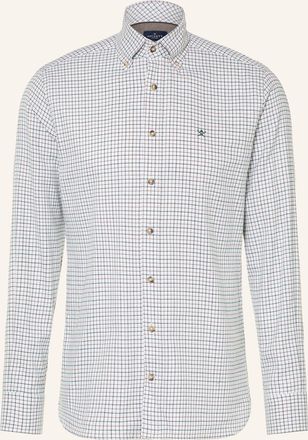 Hackett Flanellhemd Tailored Fit gruen