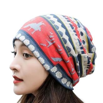 Generic Bonnet souple pour femme - Chapeau souple dhiver - Capuche de ski respirante - Chapeau en laine, &eacute;charpes et &eacute;charpes pour femmes pour filles
