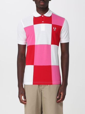 Comme Des Gar&ccedil;ons Kariertes Slim-Fit Poloshirt von aus Baumwolle mit Sticklogo
