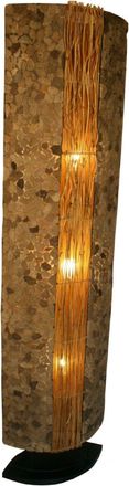 Guru Shop Stehlampe/Stehleuchte, in Bali Handgemacht aus Naturmaterial, Lavastein - Modell Lava 150 cm