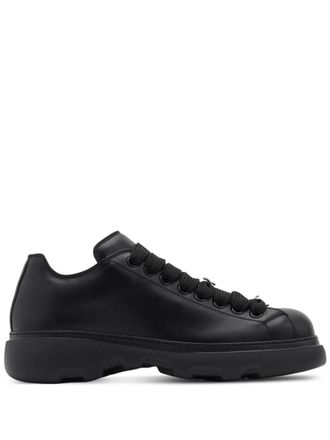 Burberry baskets Ranger &agrave; motif barbel&eacute; - Noir