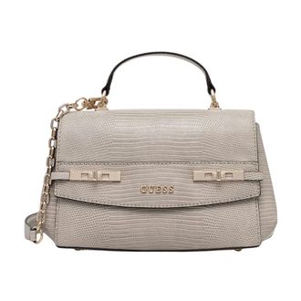 Guess Melinda Petit Sac Structur&eacute; - Femme - Sacs - Beige - Taille: ONE Size