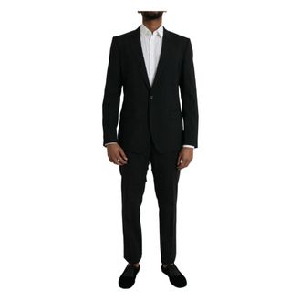 Dolce & Gabbana Herren, Anz&uuml;ge, Schwarzk, XSGr&ouml;&szlig;e