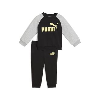 Puma Ensemble avec haut ras du cou et manches raglan Minicats Essentials B&eacute;b&eacute;, V&ecirc;tements, Noir, 9-12M