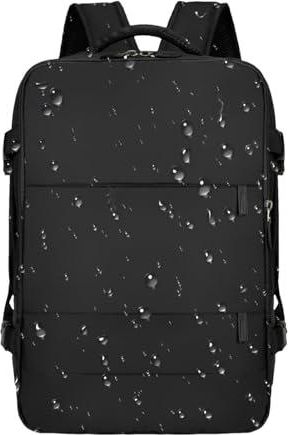 Generico Sac &agrave; dos de voyage - Sac pour objets personnels approuv&eacute; par la compagnie a&eacute;rienne, lueur imperm&eacute;able, sac &agrave; dos en vol l&eacute;ger, multi-poche | polyvale