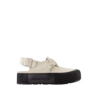Alexander McQueen Oversize Flache Schuhe - Multicolor - Leder - - Shoes - Herren - Beige - 40 EU