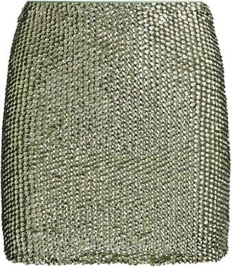 Alice & Olivia Femme, Jupes, Vert, Taille: 36 FR Ramos Sequin Mini Skirt