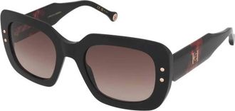 Carolina Herrera unisex, Accessoires, Noir, Taille: 52 MM Lunettes de soleil