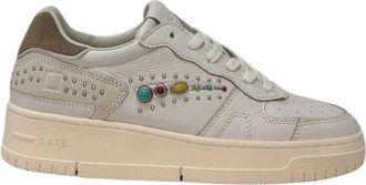 D.A.T.E. D.a.t.e., Femme, Chaussures, Blanc, Taille: 39 EU Torneo Pure Studs
