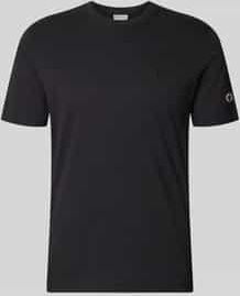 Champion T-Shirt mit Label-Stitchings und Rundhalsausschnitt