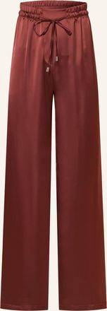 HUGO BOSS Hugo Marlenehose Hasanna Aus Satin braun