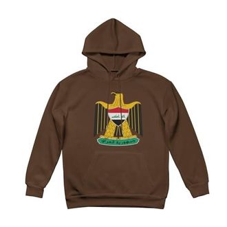 Generic Sweatshirt Irak Doublure Polaire Irak Embl&egrave;me National Lettres Graphiques Pull Col Rond Manches Longues Coupe Ample Sweat V&ecirc;tements Plusieurs Couleurs