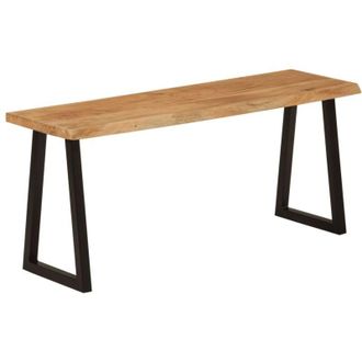vidaXL Bank Baumkante 105 cm Massivholz Akazie Vidaxl