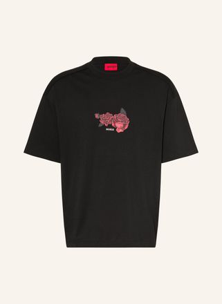 HUGO BOSS Hugo Oversized-Shirt Domans schwarz