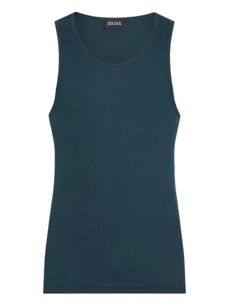 Ermenegildo Zegna d&eacute;bardeur en coton - Vert