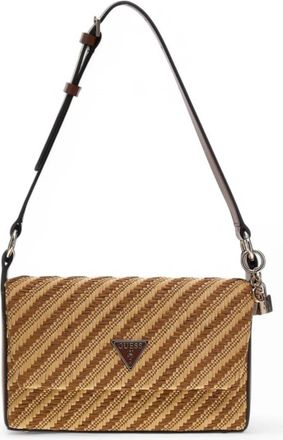 Guess Femme, Sacs, Brun, Taille: ONE Size Simona Flap Shoulder Bag