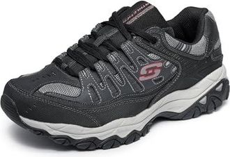 Skechers Chaussons After Burn M.fit pour Homme, Noir Charbon., 44 EU