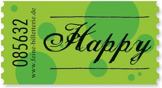Corpus Delicti Happy - 100 St&uuml;ck Wertmarken von der Rolle - Abrei&szlig;marken