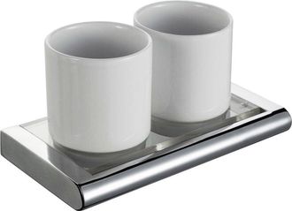 Haceka 415408 Viero, Doppelbecherhalter, Porzellan