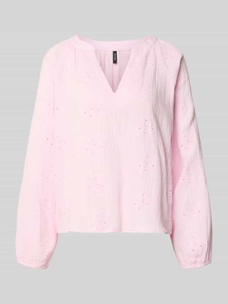 Vero Moda Relaxed Fit Langarmbluse aus reiner Baumwolle Modell NATALI