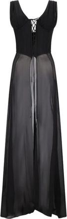 Giuseppe Di Morabito Femme, Robes, Noir, Taille: 40 FR Bustier Maxi Dress