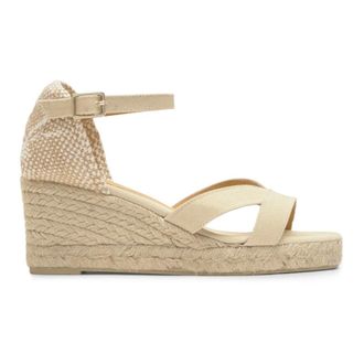 Castaner Femme, Chaussures, Beige, Taille: 40 EU Bruna Wedge Sandal