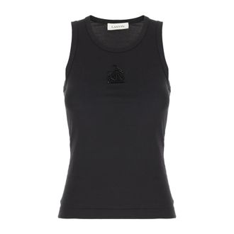 Lanvin &Auml;rmelloses Oberteil - - Tops - Damen - Schwarzk - S