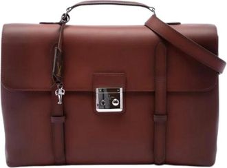Louis Vuitton Pre-owned Vintage Briefcase - Homme - Pre-owned - Brun - Taille: ONE Size
