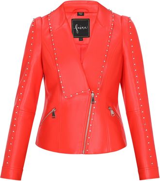 Faina Jacke Frauen Rot