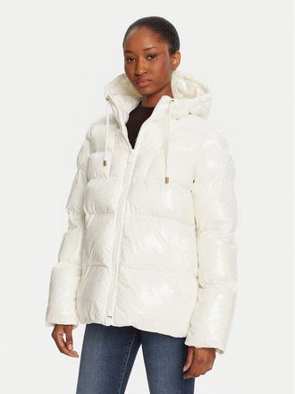Pinko Winterjacke Eleodoro 101597 A2P7 Wei&szlig; Regular Fit