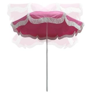 Generic Parasol de Plage &Agrave; Franges de 180 Cm, Protection UPF 50+, Style Boh&egrave;me, Inclinaison Facile, pour Jardin et Piscine