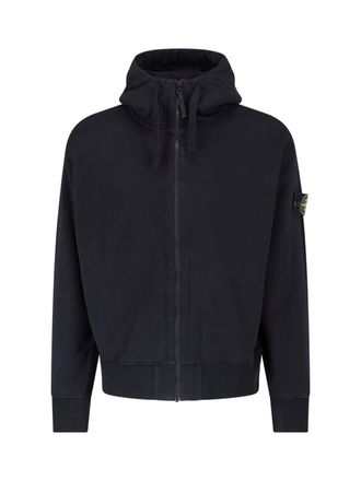Stone Island Kapuzensweatshirt Aus Baumwolle