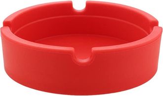 Generic Aschenbecher aus Silikon, weich, rund, leuchtend, tragbar, Verbrühungsschutz, mehrfarbig, Geschenk, Andere Edelsteine