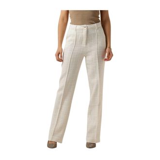 Est'seven Damen, Hosen, Beige, MGr&ouml;&szlig;e