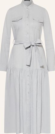 Luisa Cerano Luisa Cerano Kleid Mit Leinen grau